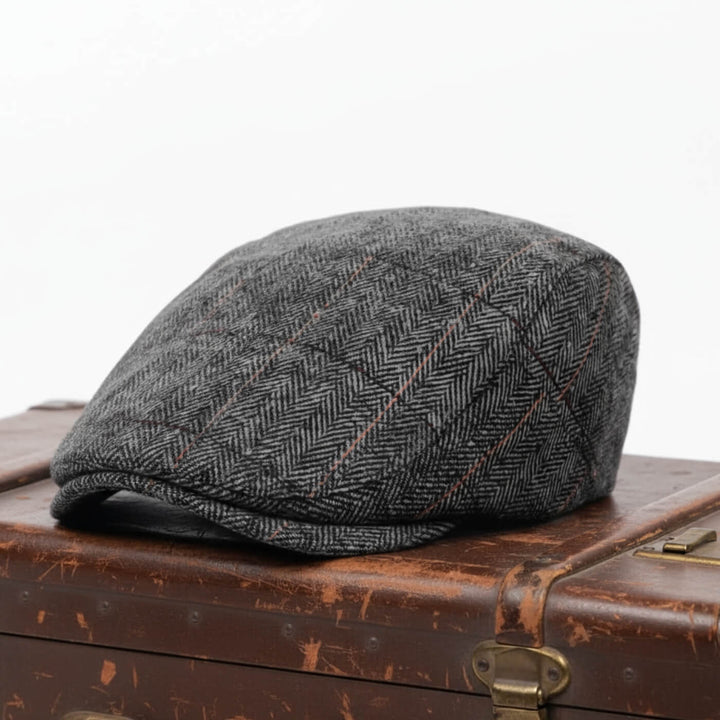 Wool Blend Flat Cap | BRUSSELS – Henry's Caps